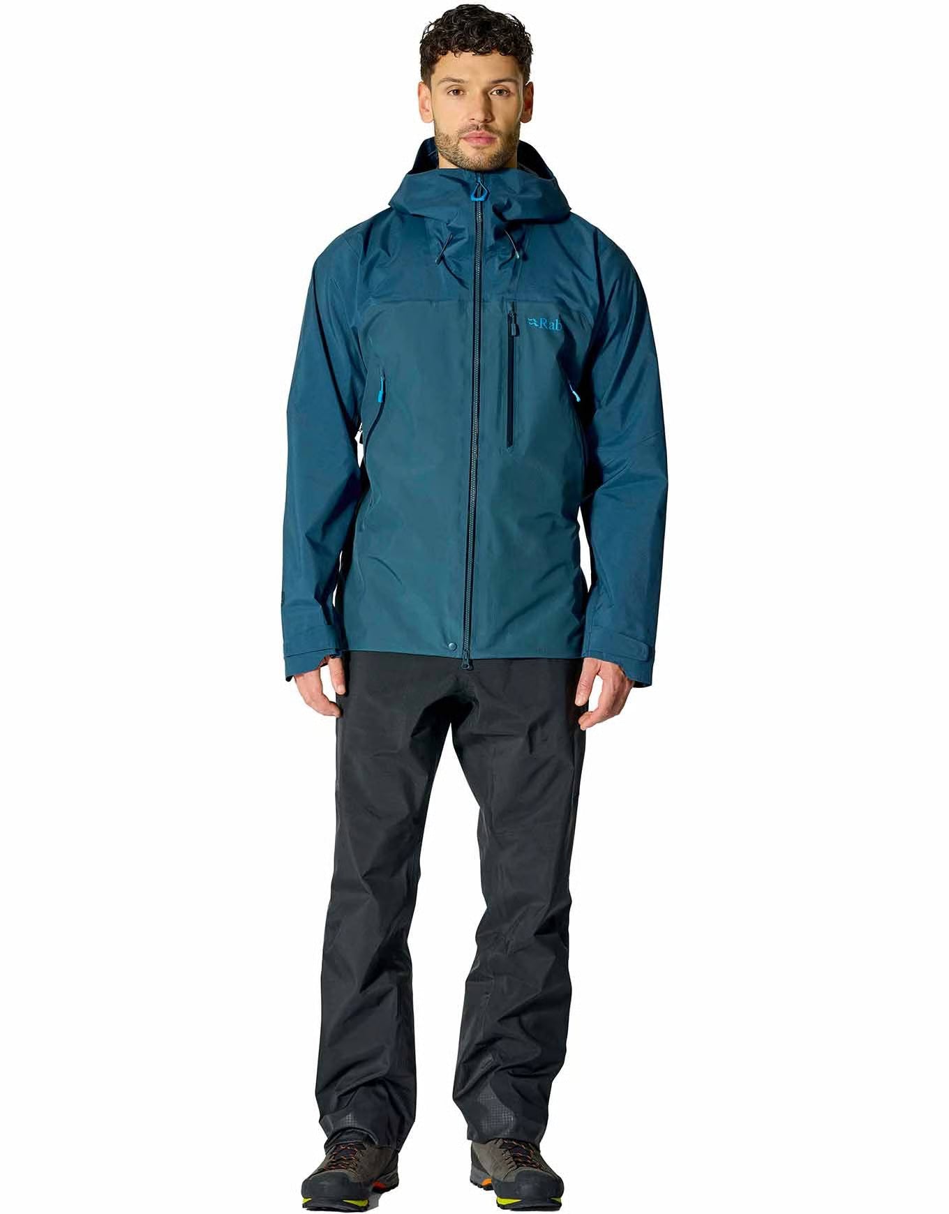 Rab Latok Mountain GTX Jacket Mens Tempest Blue – BCH Camping & Leisure